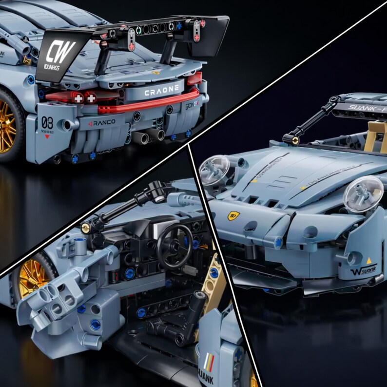DIY Racing Car Model Kit, Large Scale Sports Car Display Build - Etsy