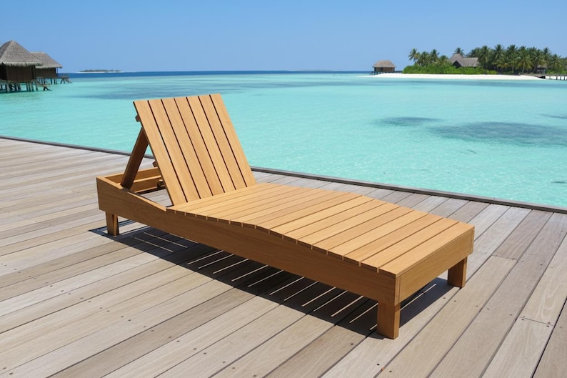 Wooden Sunbed DIY Plan — Step-by-step Sunbed Building Guide | Outdoor ...