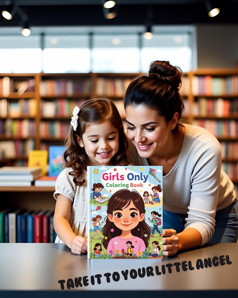 Cozy Girl Activity Book for Kids | 50+ Coloring, Games & Fun Pages ...