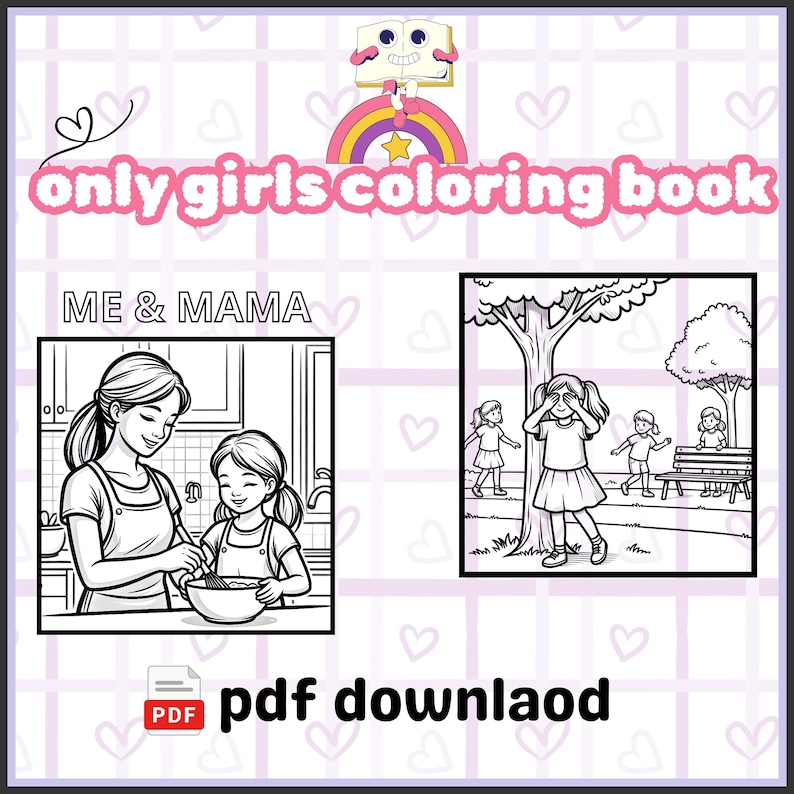 Cozy Girl Activity Book for Kids | 50+ Coloring, Games & Fun Pages ...