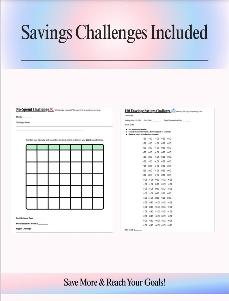 Budget Planner Printable | Monthly Budget Tracker | Bill Tracker ...