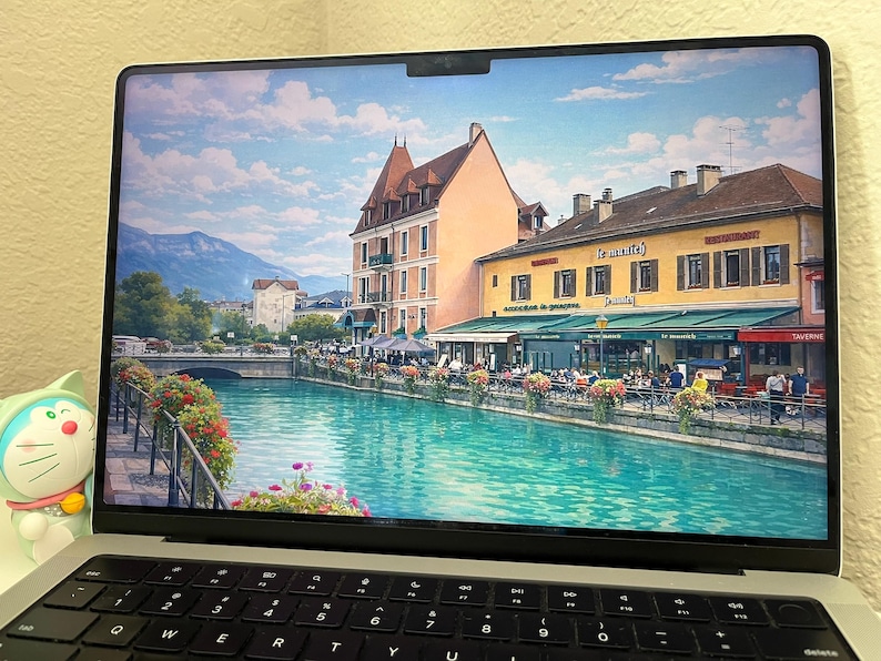 South of France Wallpaper Collection | Anime Style Desktop & Zoom ...