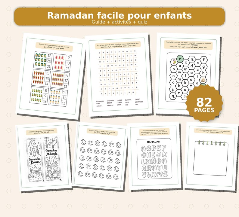 Complete Ramadan Guide for Children (82 Pages) + Activities + Tracking ...