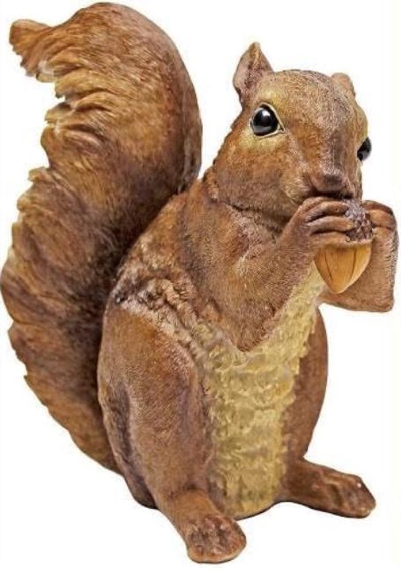 Squirrel Statue STL File | 3D Printing Garden Decor (digital Download ...