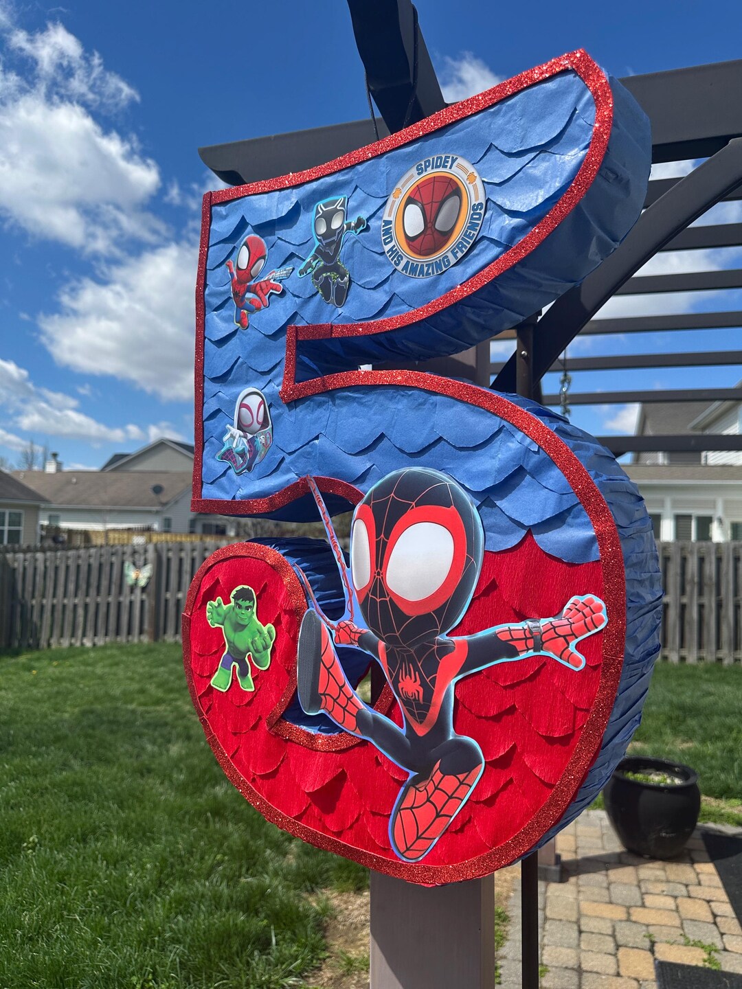 Spin Pinata Number - Personalized Number Piñatas - Etsy