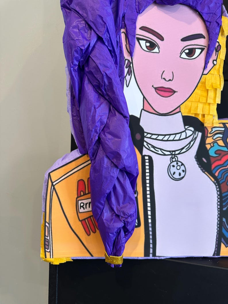Kpop Demon Hunter Pinata: Rumi Handmade Pinata - Etsy