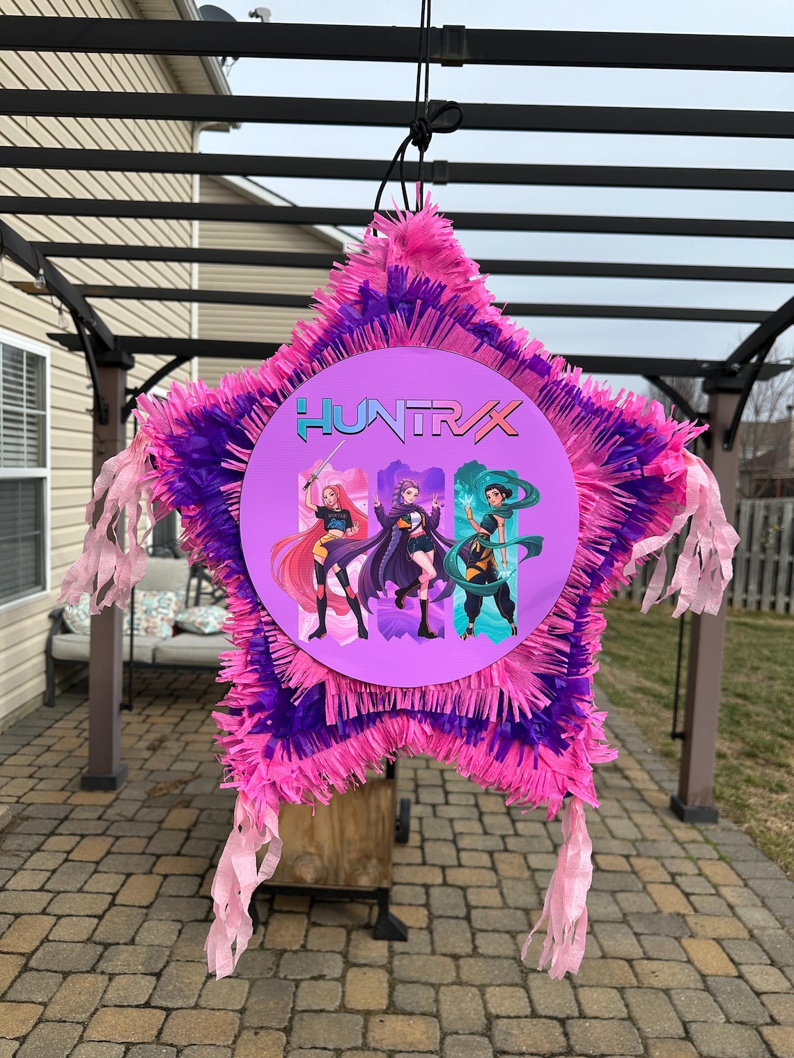 Demon Hunters Pinata 20x19 Handmade: Huntrix Pinata - Etsy