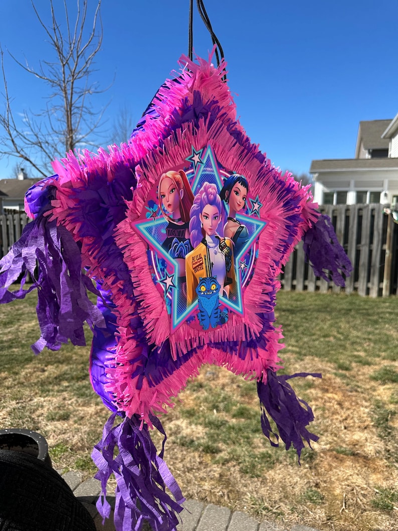 Kpop Demon Hunters Pinata 20x18: Kpop Pinatas Handmade - Etsy