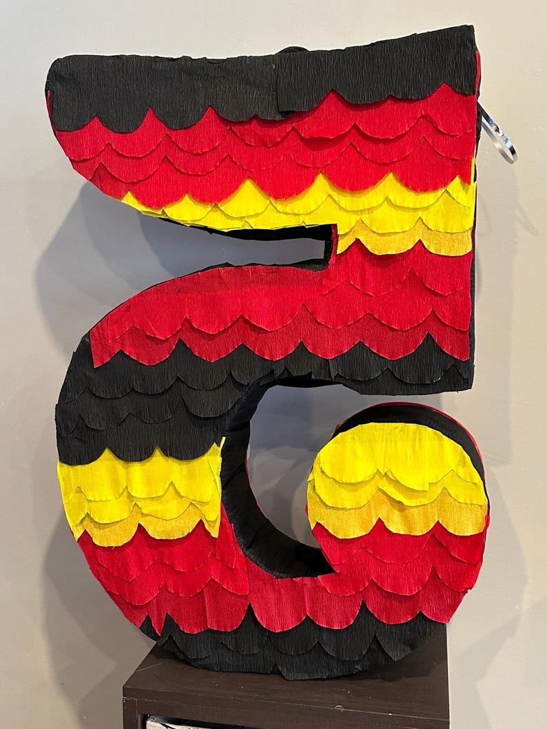 Mickey Mouse Number Pinata – Handmade Birthday Party Decor - Etsy