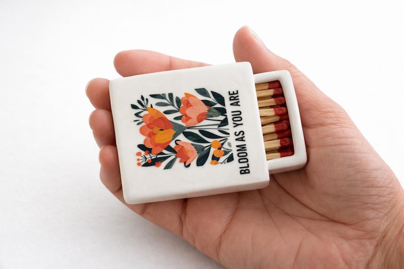 Ceramic Matchbox With Drawer – Tiny Jewelry Box, Unique Pottery Gift - Etsy