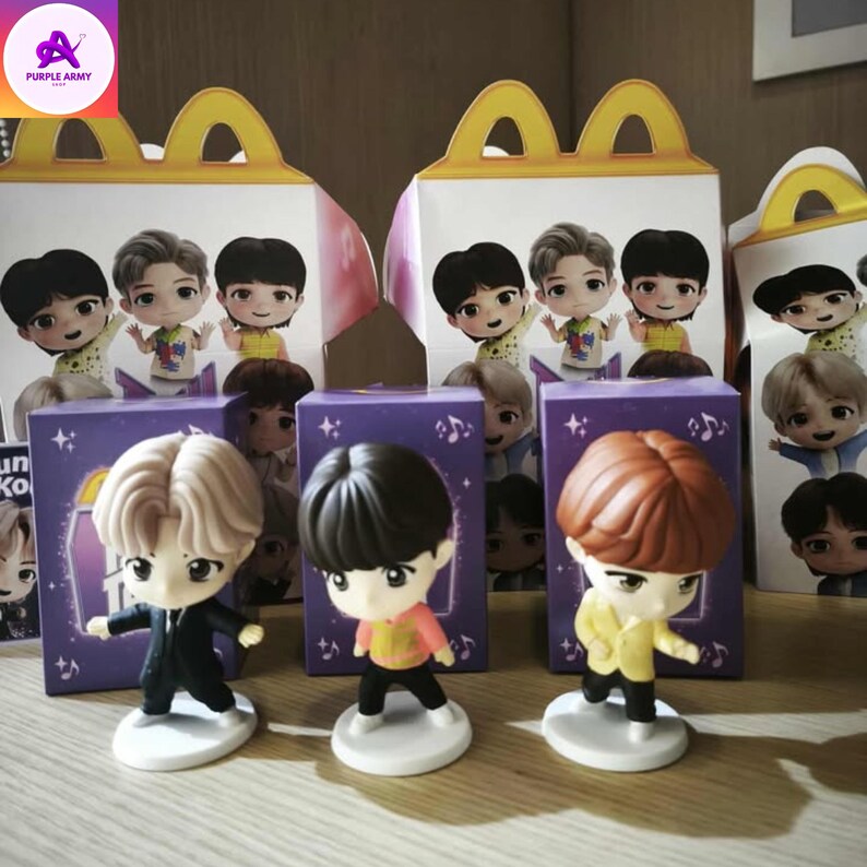 BTS Tinytan Mcdonalds Happy Meal Toy | Official Figurine | Throwback ...