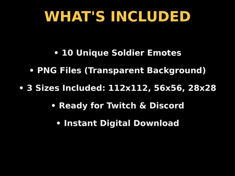 Soldier Emotes for Twitch & Discord | Emote Pack | Instant Download - Etsy