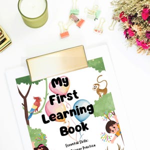 My First Learning Book - Etsy