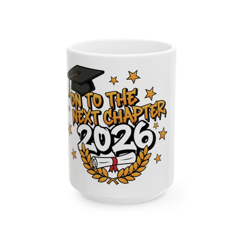 Graduation Mug 2026 | on to Next Chapter Ceramic Coffee Cup - Etsy ...