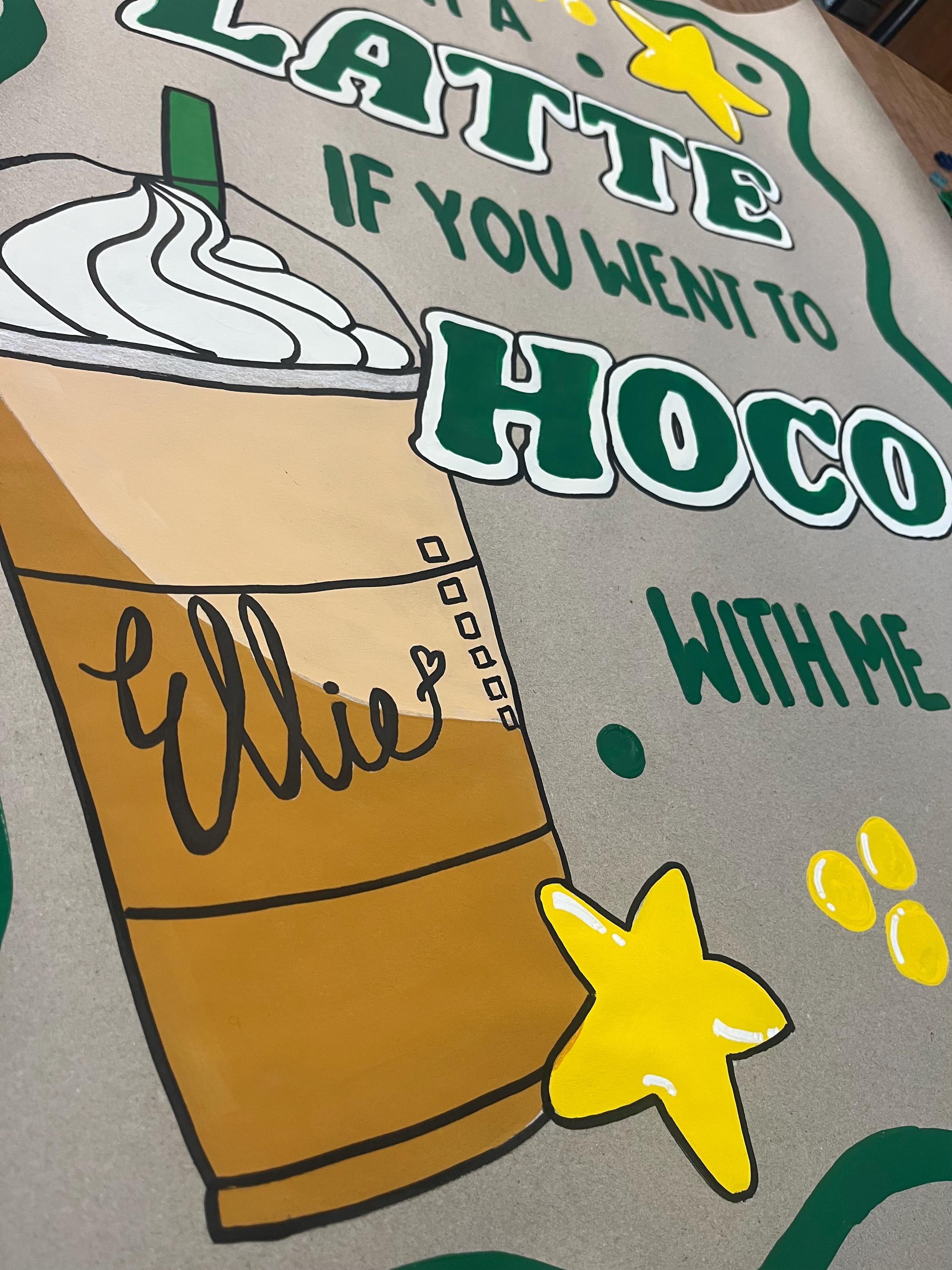 Homecoming Poster | Custom | Hand Painted | Brown Paper Banner ...