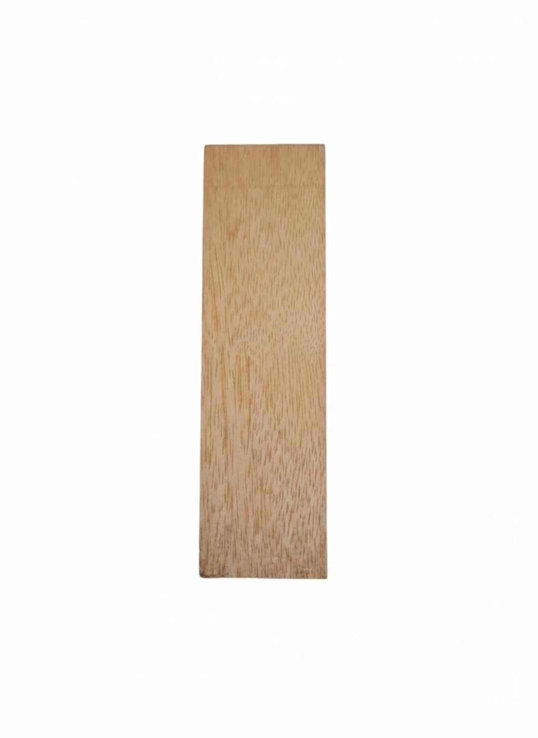 Very Lightweight Orange-toned Exotic Wood Block – 1.25" X 2" X 7 ...