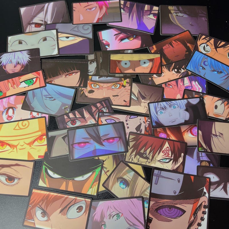 Eyes Anime Stickers - Etsy