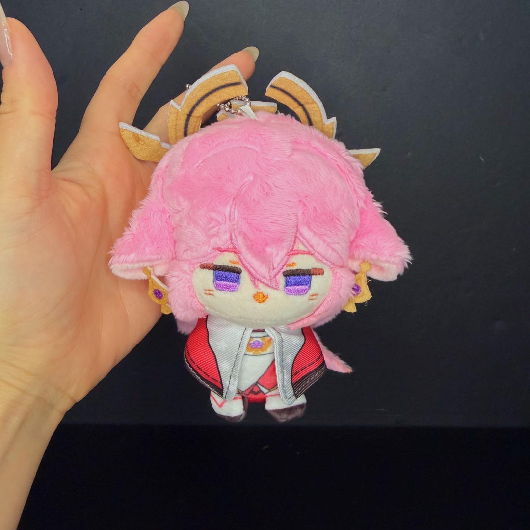 Yaemiko Genshin Impact Plushie, Genshin Character Plush Key Charm ...