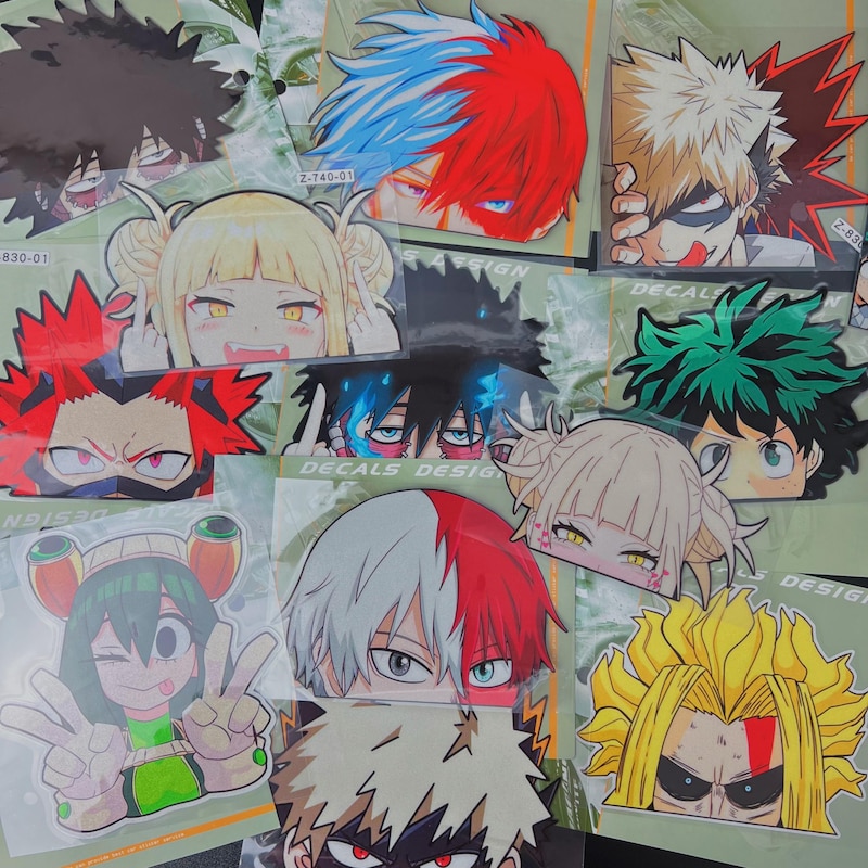Custom Anime Car Decals - Etsy
