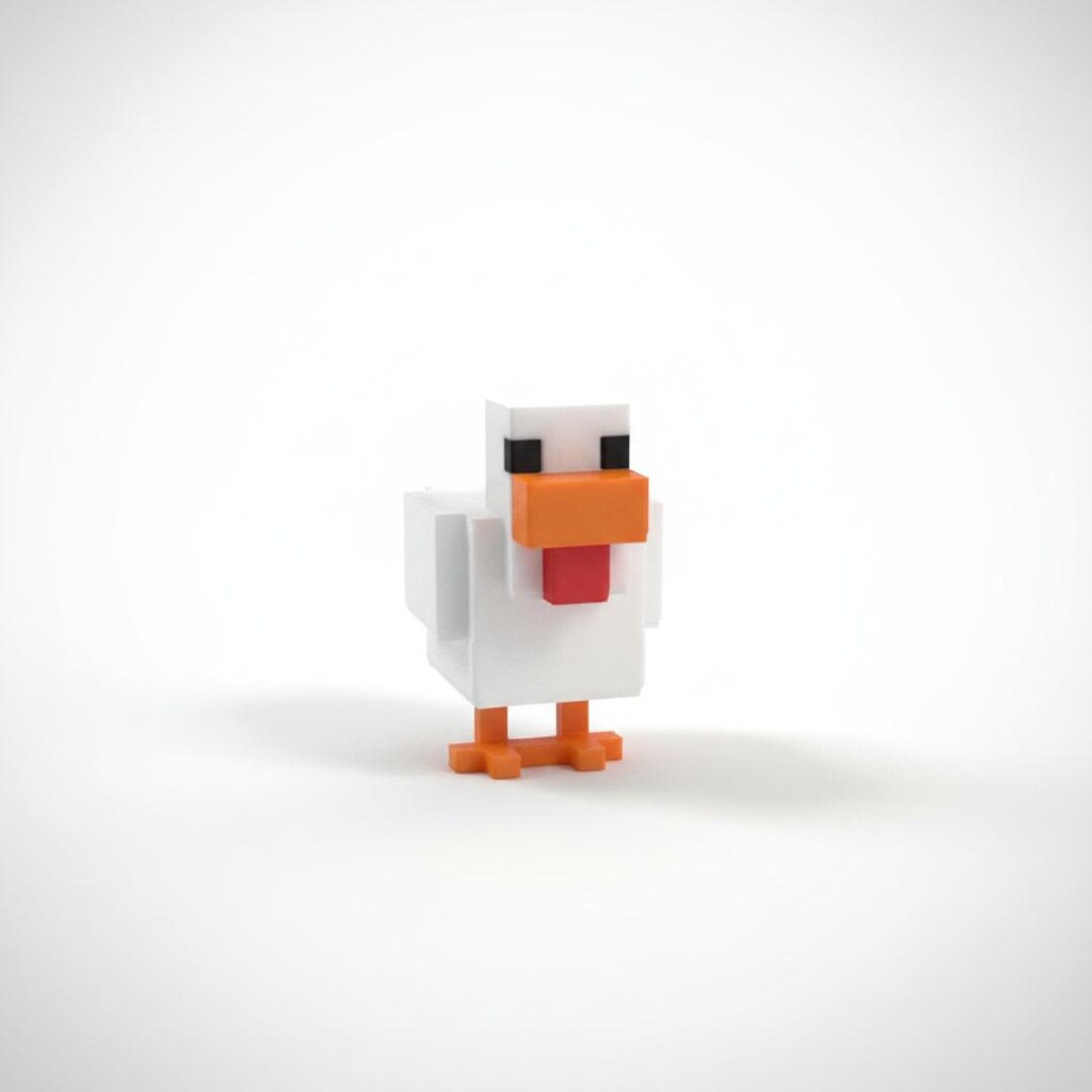 Minecraft Chicken | Mini Minecraft Chicken | 3D Printed Minecraft ...