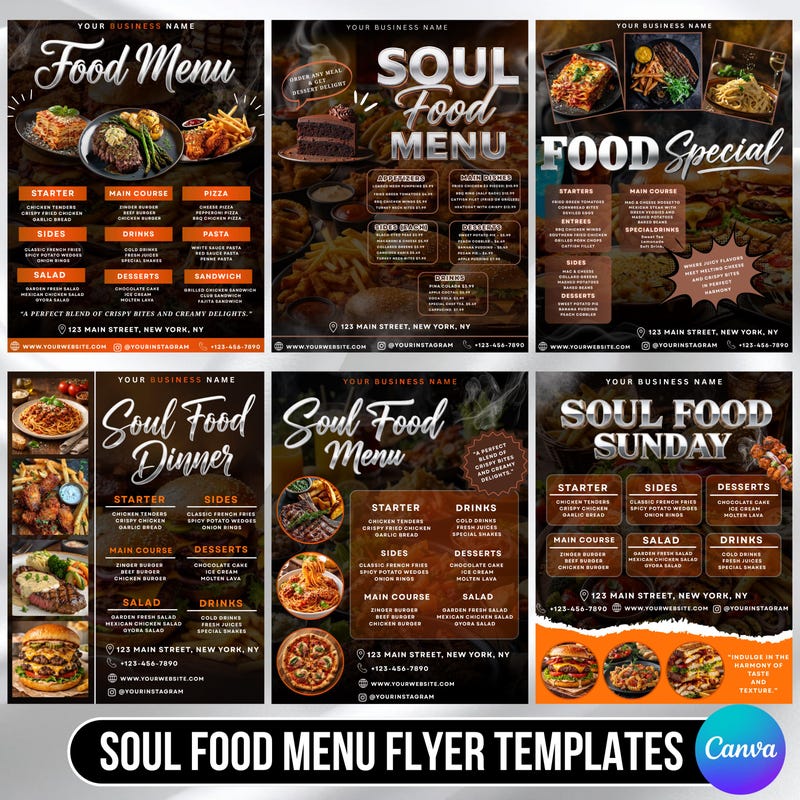 Soul Food Plates - Etsy