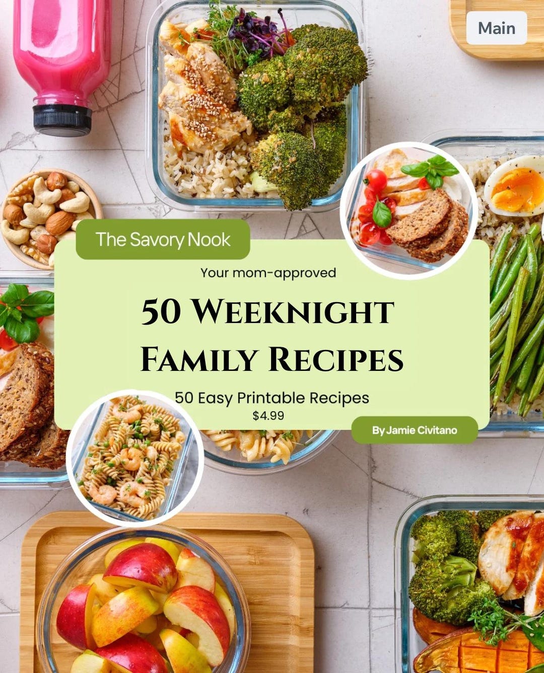 50 Easy Weeknight Family Dinners | Ingredients (grocery List ...
