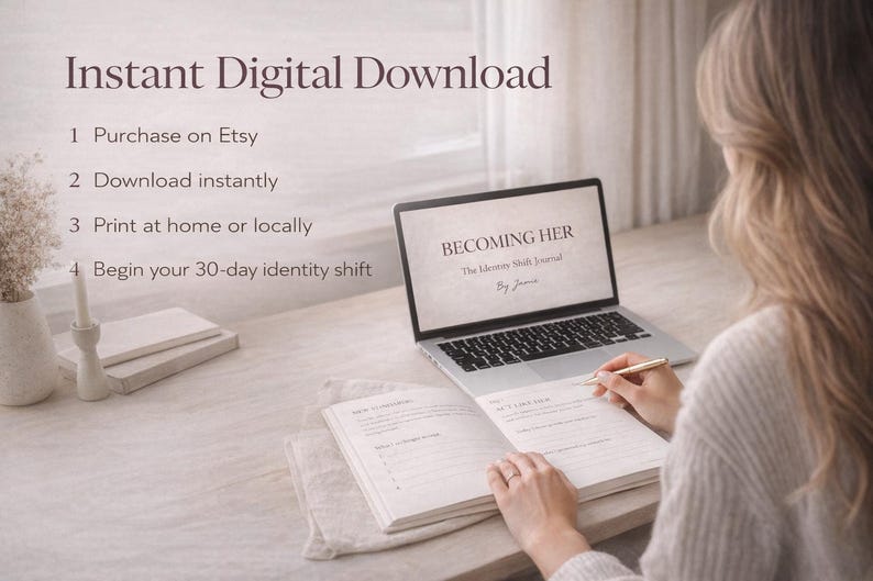 30-day Identity Shift Workbook – Guided Self-discovery Journal ...