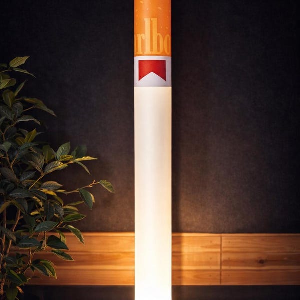 Marlboro Cigarette Lamp - Etsy