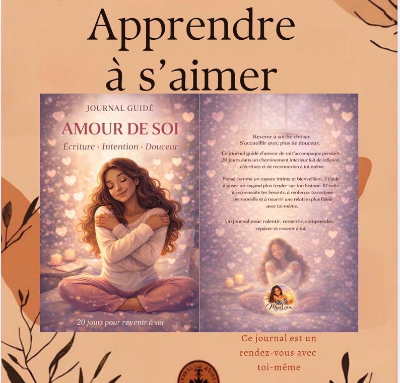 Self-love Guided Journal - Etsy UK