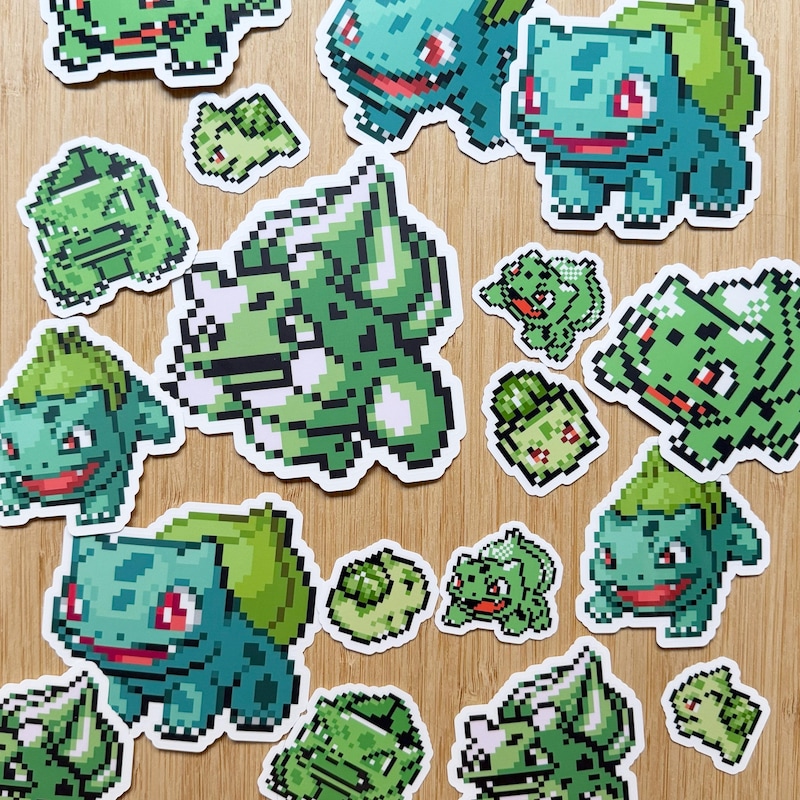 Bulbasaur Vinyl Decals - Etsy
