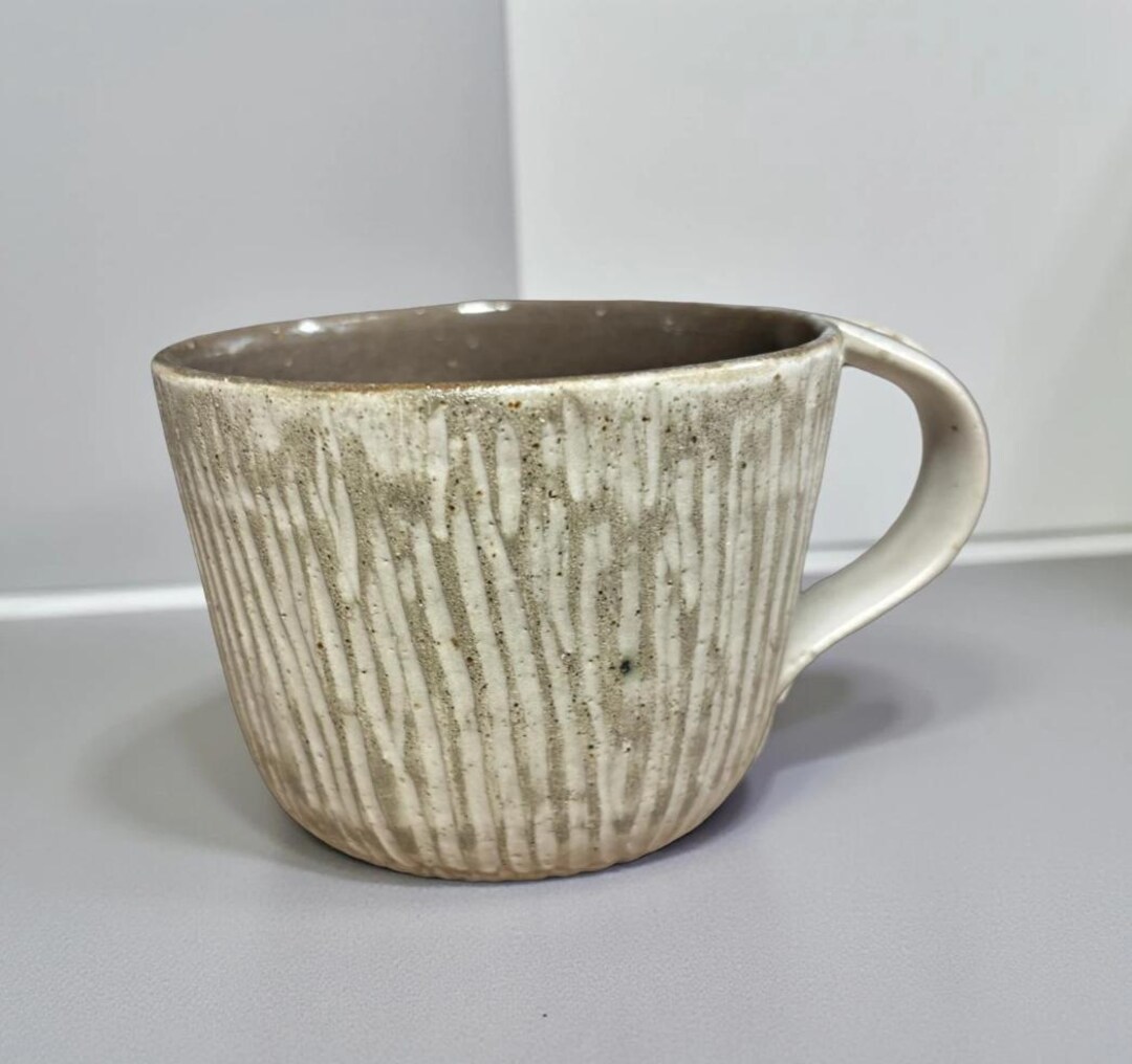 Handmade Ceramic Mug With 5 Different Texture Options - Etsy