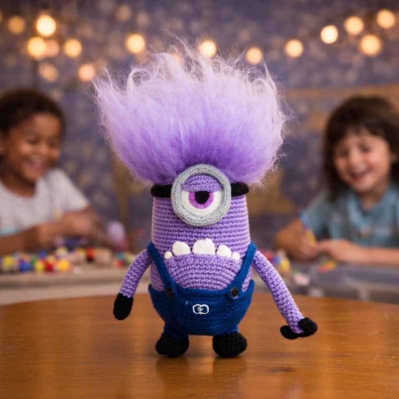 Purple Minion Toy - Etsy UK