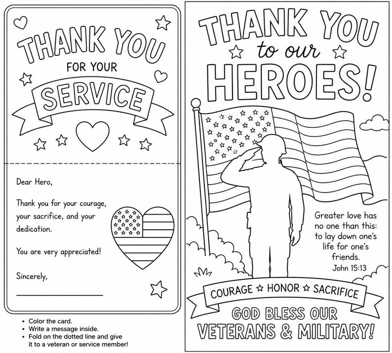 Memorial Day Bible Activity Pages for Kids | Sunday School Printable ...