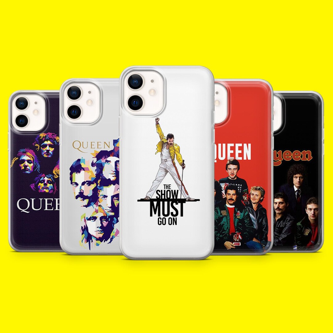 Queen Phone Case Freddie Mercury Vintage Rock Cover for iPhone 17 16 15 ...
