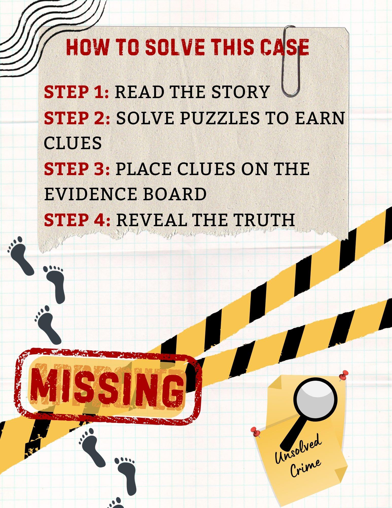Printable Kids Detective Game – the Case of the Stolen Library Book ...
