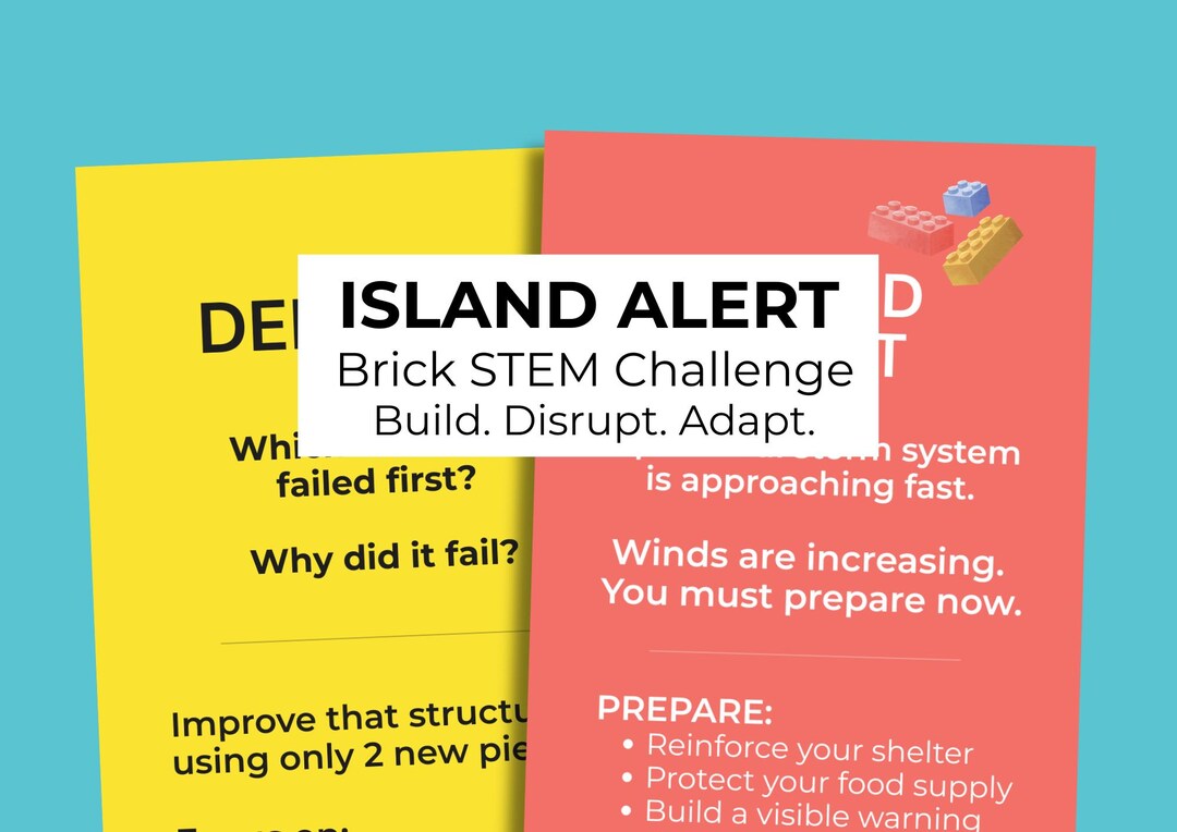 Island Alert Brick STEM Challenge | LEGO Engineering Activity ...