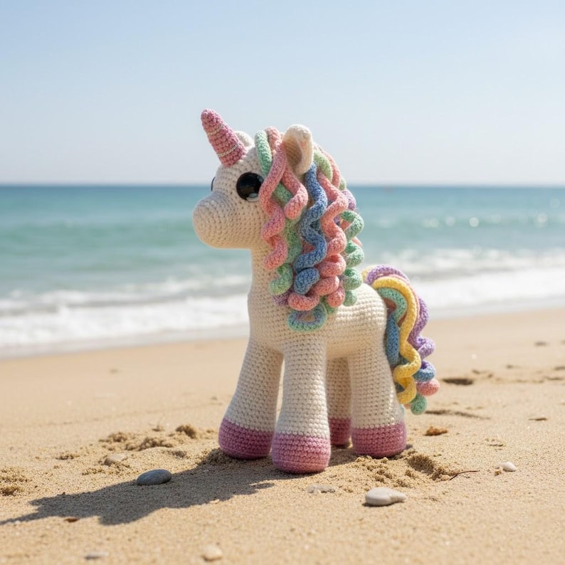 Low Sew Amigurumi Unicorn Crochet Pattern | Beginner Plush Toy Tutorial ...