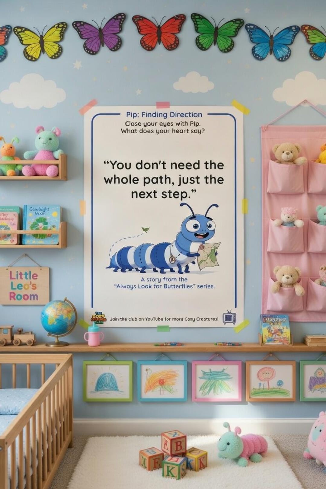 Pip Caterpillar SEL Poster | Finding Direction Classroom Print (digital ...