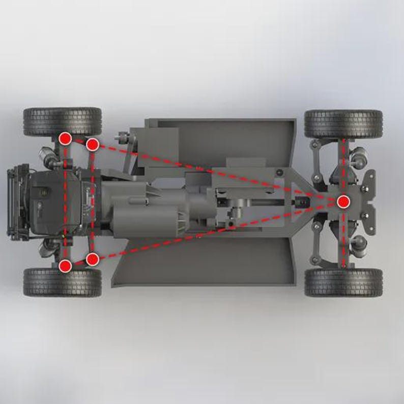 1/10 RC Touring Car Chassis STL – Printable 4WD/2WD, 257mm Wheelbase ...
