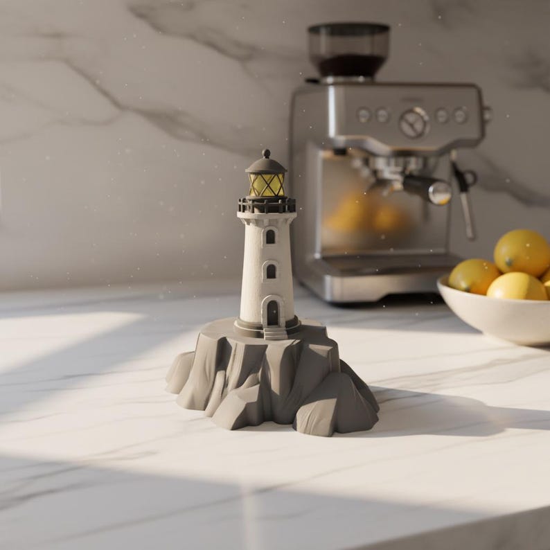 Lighthouse 3D STL File | Coastal Beach Decor | Nautical Miniature Gift ...