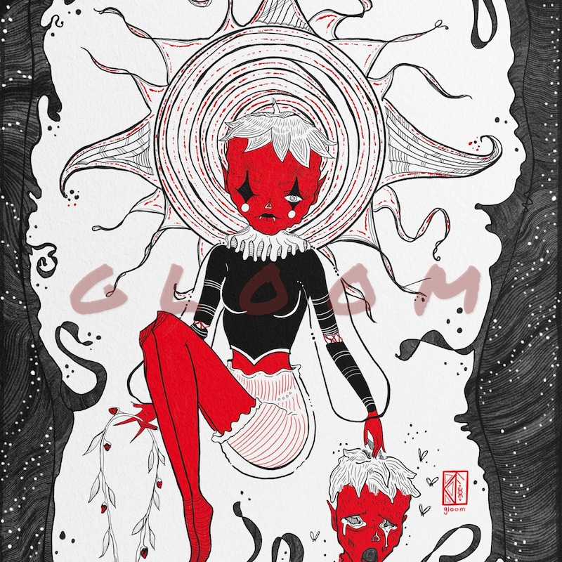 Strawberries Postcard - Etsy