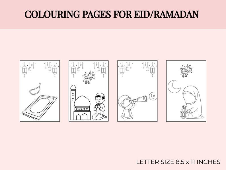 Activité Ramadan Eid | Pages d'activités de l'Aïd à imprimer pour les ...