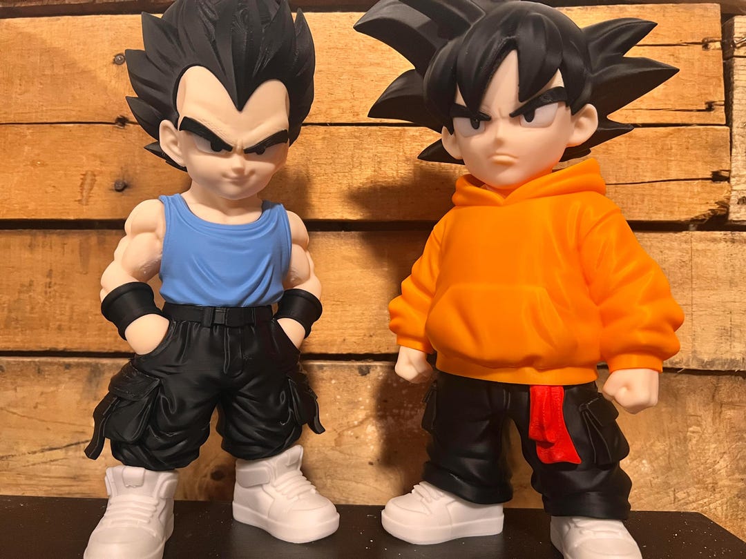 3D Printed Urban Goku & Vegeta Collector Figures (11.5 Inches Tall) - Etsy