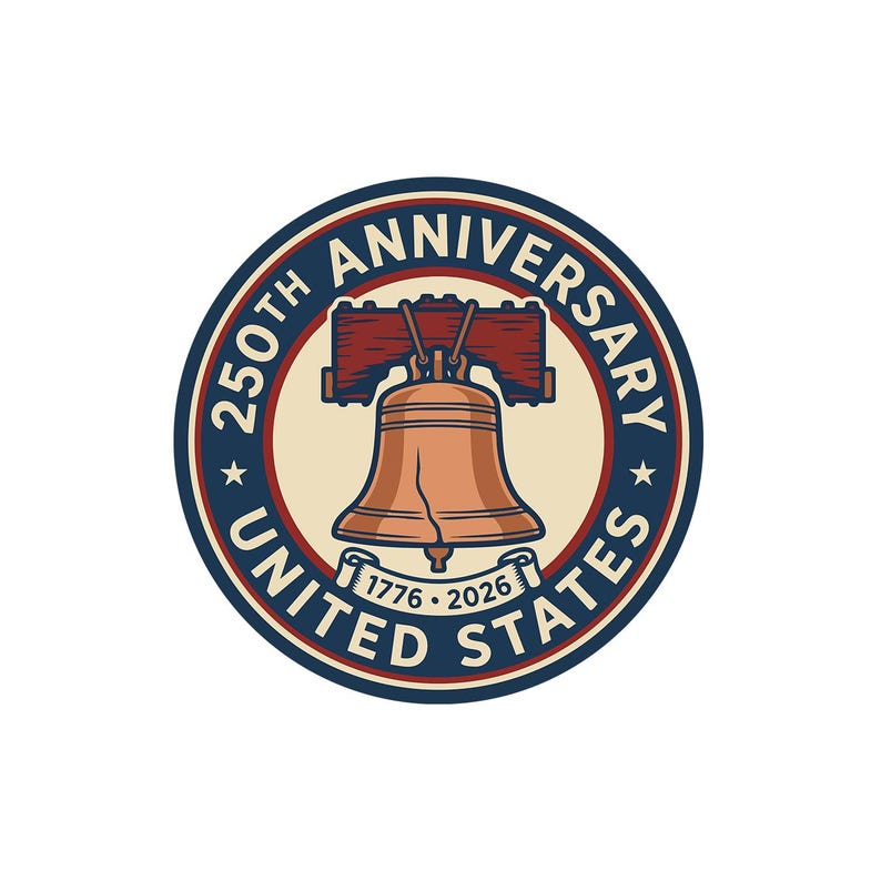 USA 250th Anniversary PNG SVG, 1776-2026 Independence Day, America 250 ...