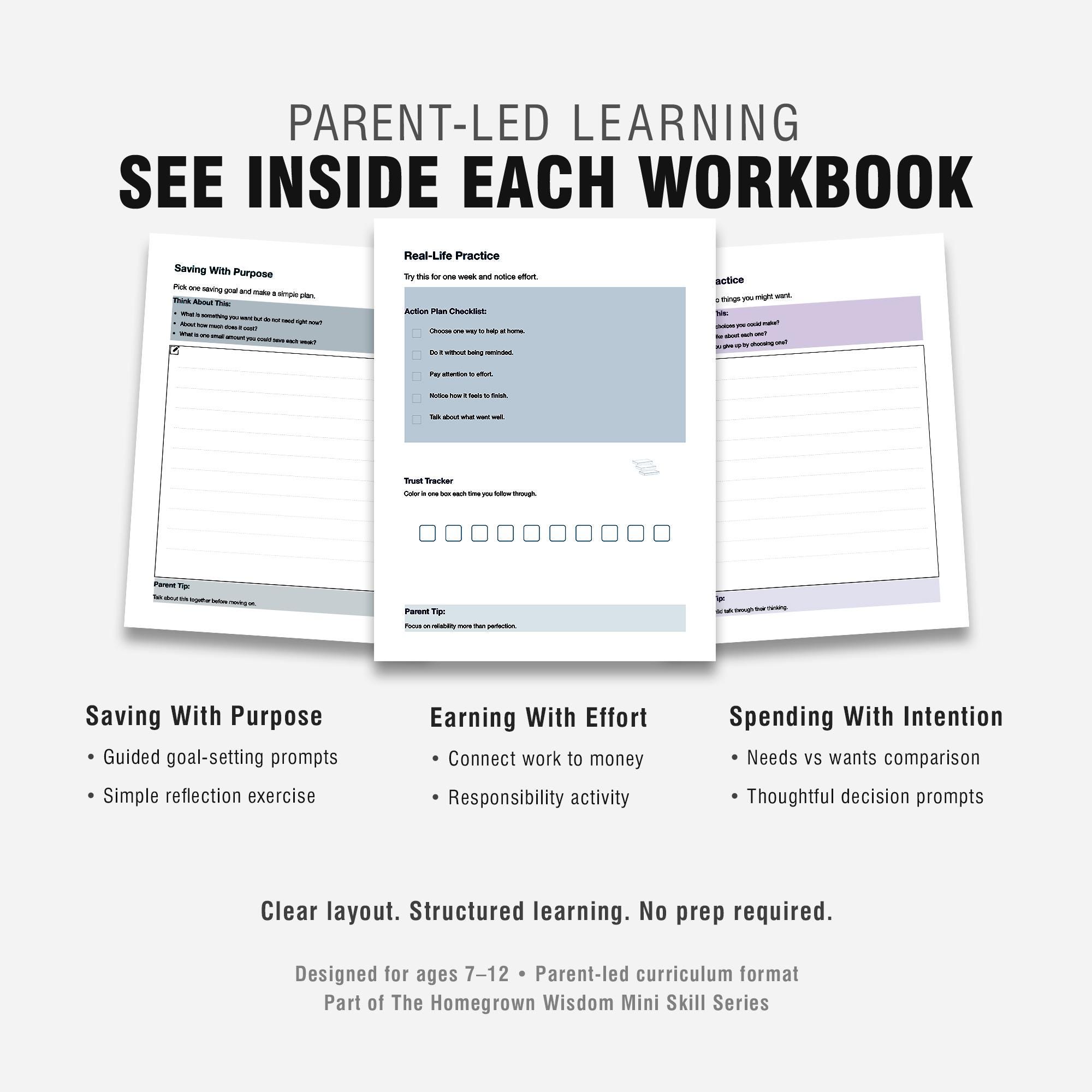 Financial Literacy for Kids Bundle | Money Skills Workbook Set Ages 7 ...
