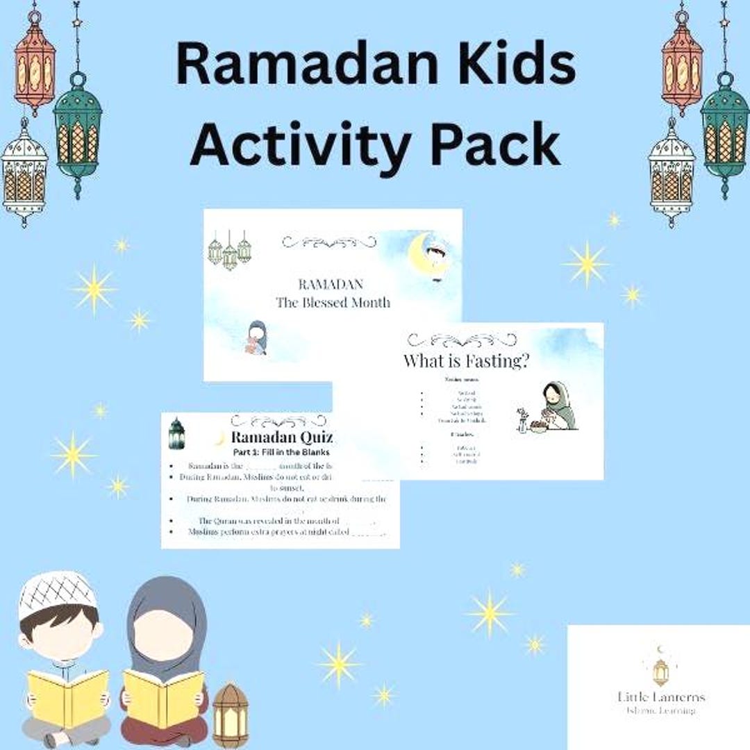 Ramadan Kids Activity Pack – Islamic Learning, Muslim Homeschool ...