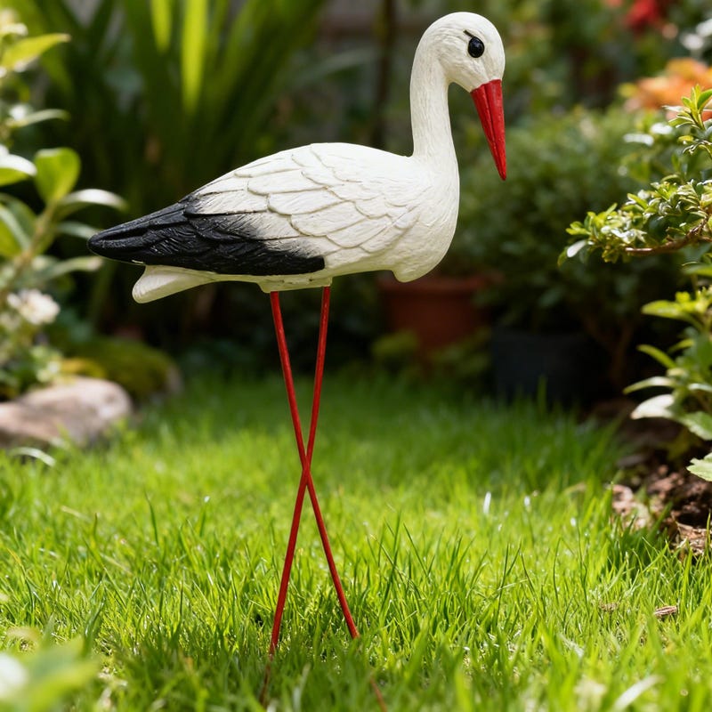 Yard Stork Statue - Etsy