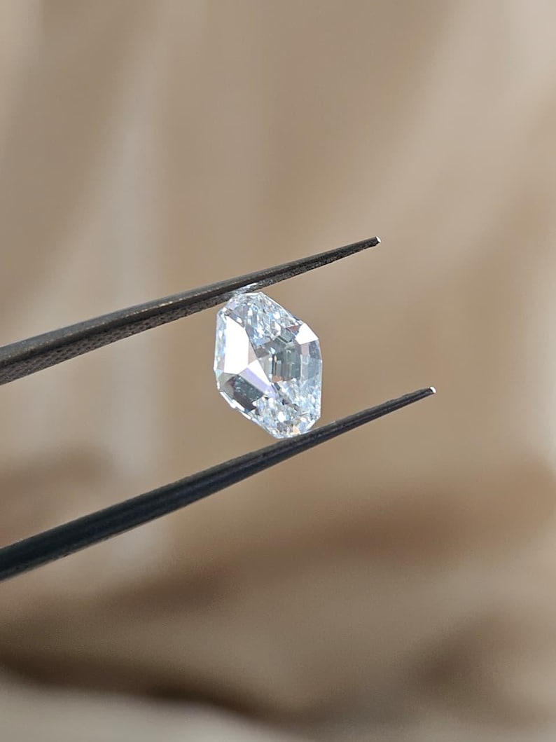 Modified Lozenge Cut Lab Grown Loose Diamond, DEF VVS-VS Diamond ...