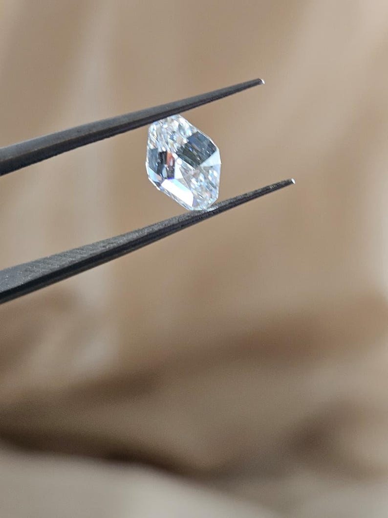 Modified Lozenge Cut Lab Grown Loose Diamond, DEF VVS-VS Diamond ...