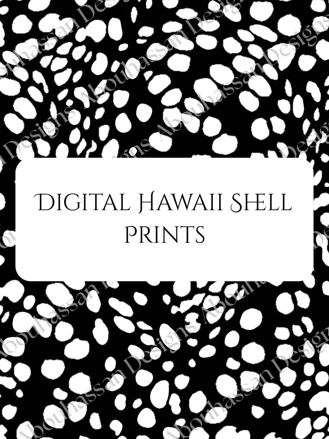 Reticulated Cowrie Shell Pattern Digital File - Etsy